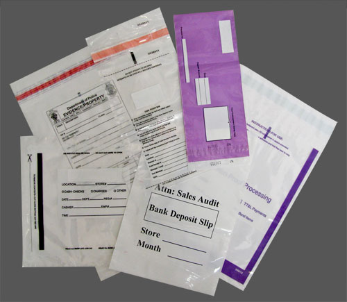 Plastic Tamper Evident Bags | Broman Sales LLC